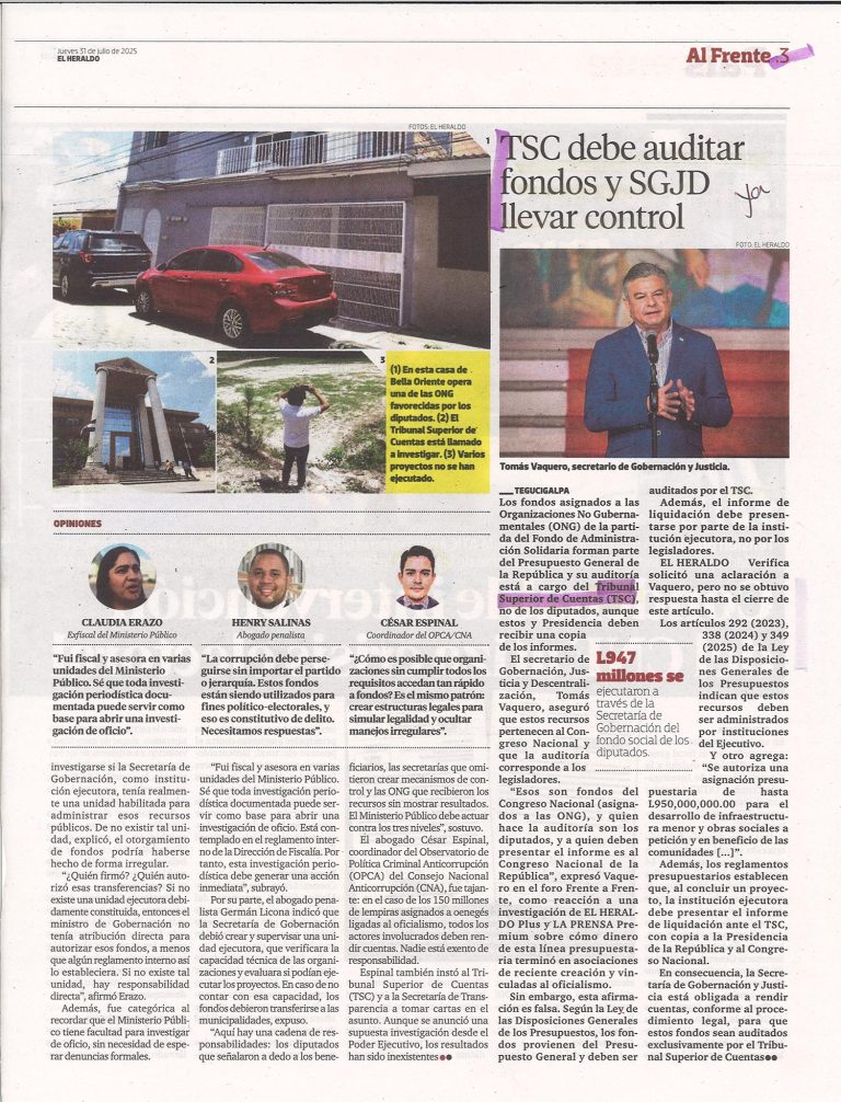 Diputados, secretarías y ONG manosearon el fondo social – Hemeroteca ...